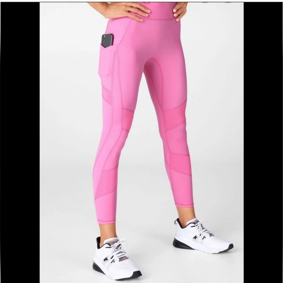 Fabletics | Pants & Jumpsuits | Fabletics Motion 365 Hot Pink Leggings ...